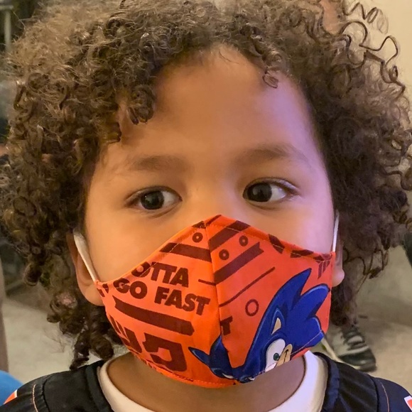 Passion of Essence | Accessories | Sonic The Hedgehog Kid Face Masks 2 ...